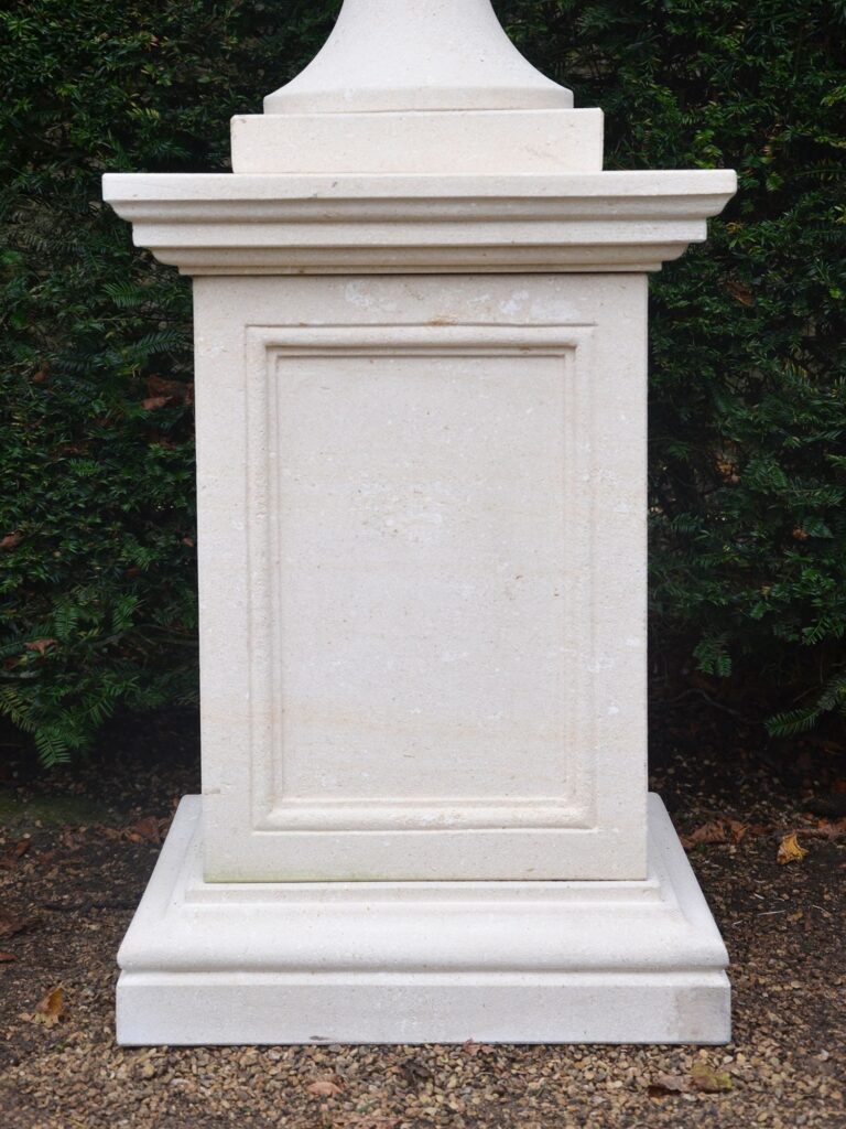 The Campana Urn on Plinth | Heritage Handmade Garden Collections