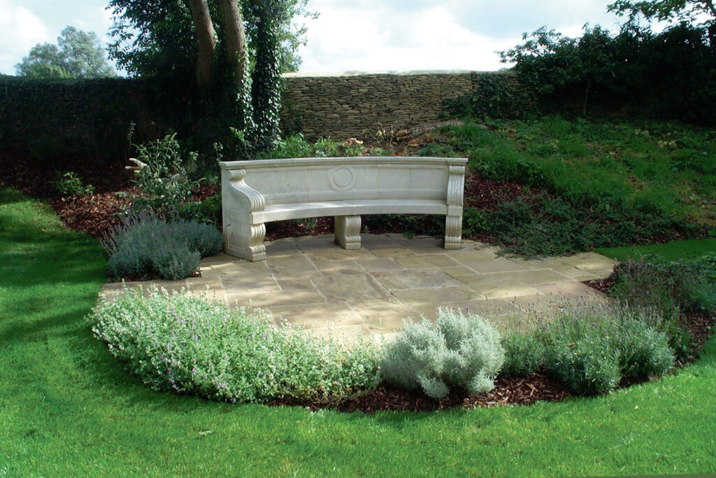 The Curved Neo-Classical Garden Seat | Heritage Handmade Garden Collections