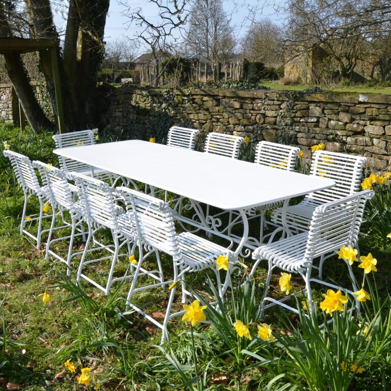 The Large Rectangular Garden Dining Table | Heritage Handmade Garden ...