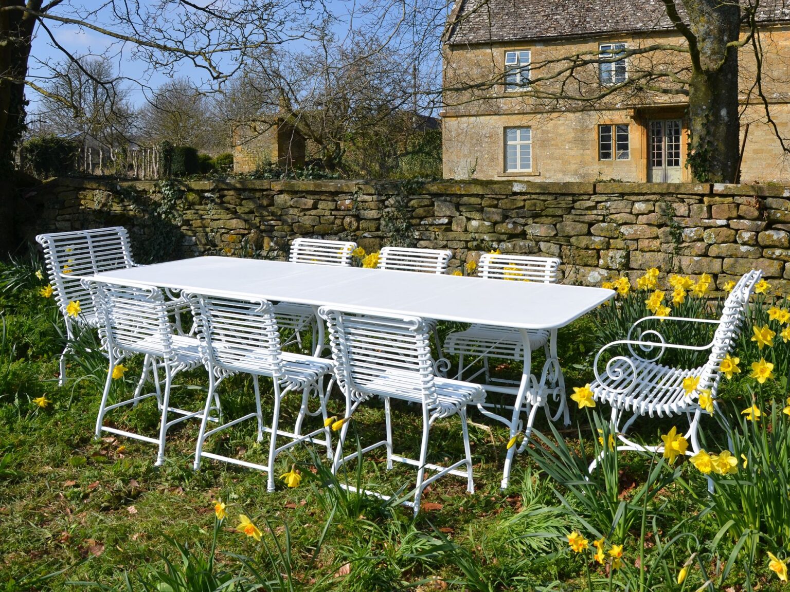 The Large Rectangular Garden Dining Table | Heritage Handmade Garden ...