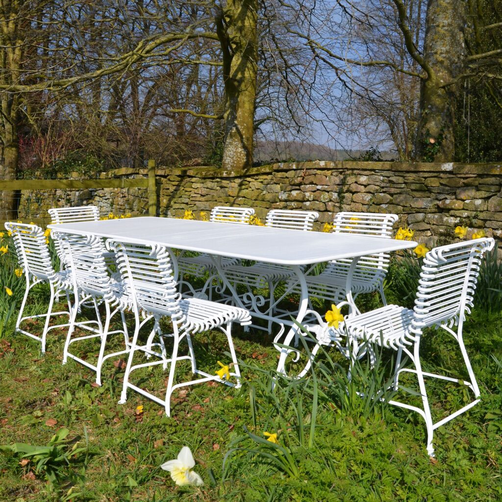 The Large Rectangular Garden Dining Table | Heritage Handmade Garden ...