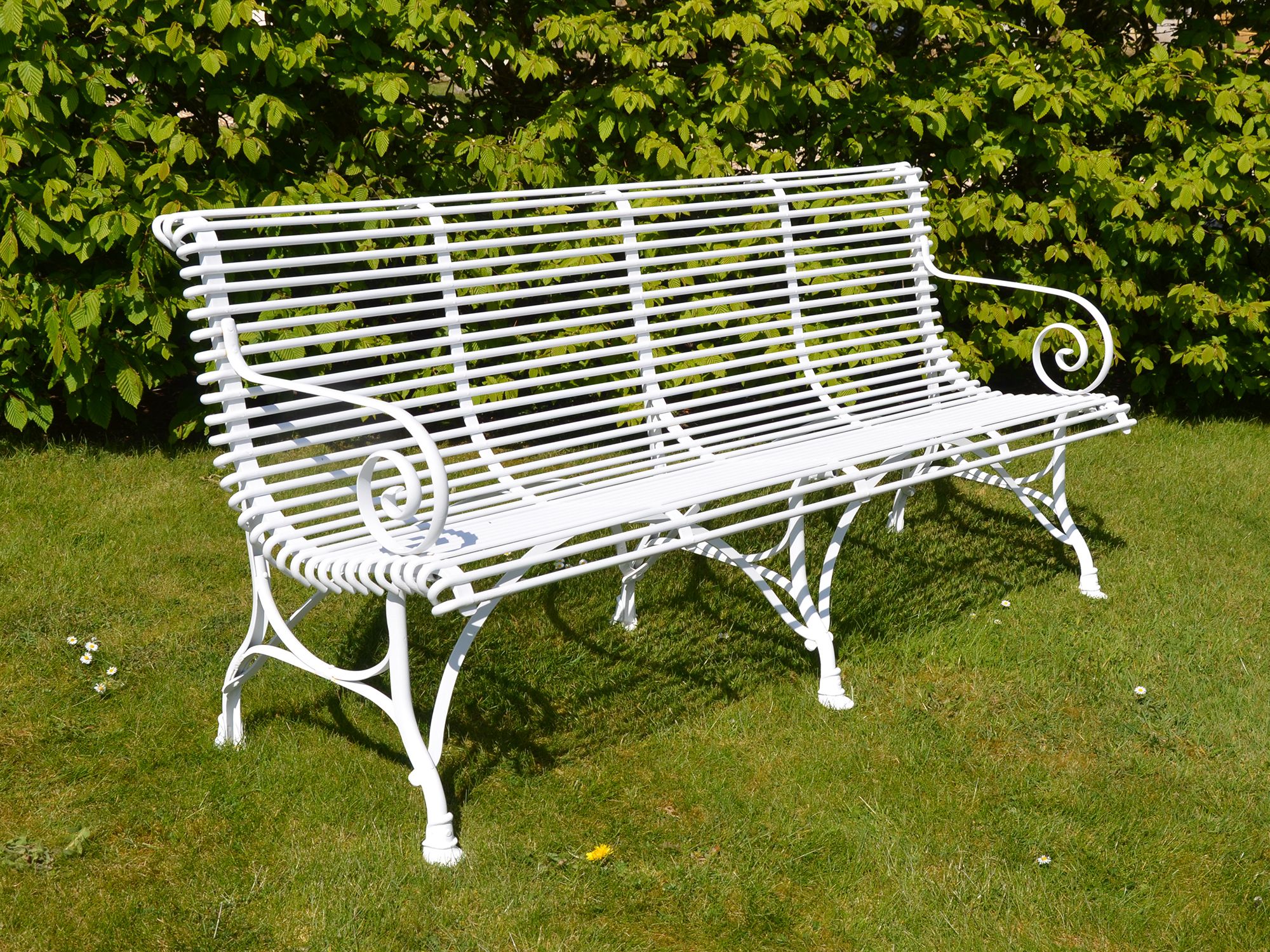 The Large Straight Ladderback Garden Seat | Heritage Handmade Garden ...