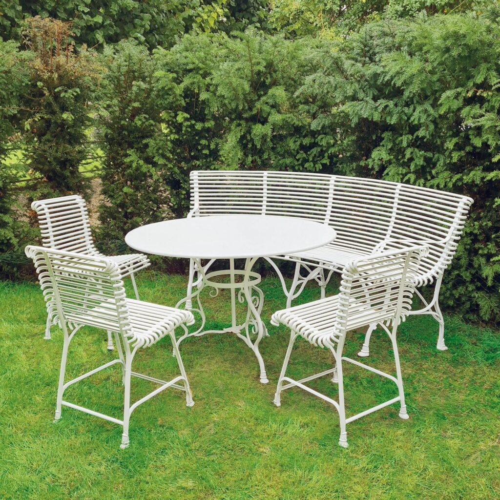 The Semi-Circular Ladderback Garden Seat (High) | Heritage Handmade ...