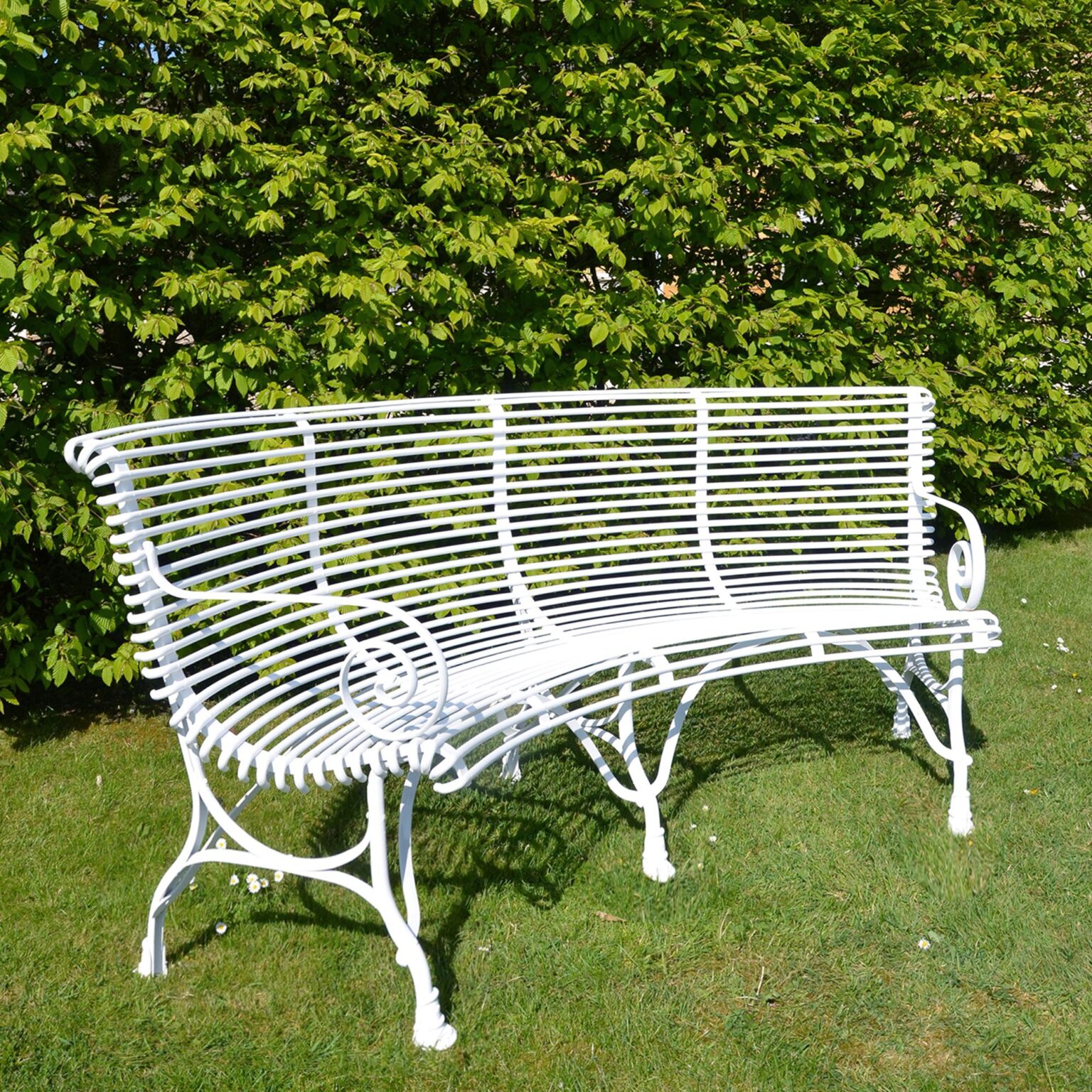 The Semi-Circular Ladderback Garden Seat (High) | Heritage Handmade ...