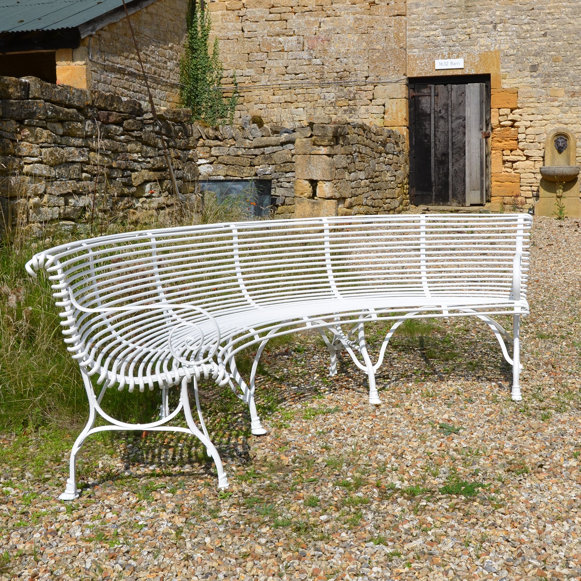 The Semi-Circular Ladderback Garden Seat - Large | Heritage Handmade ...