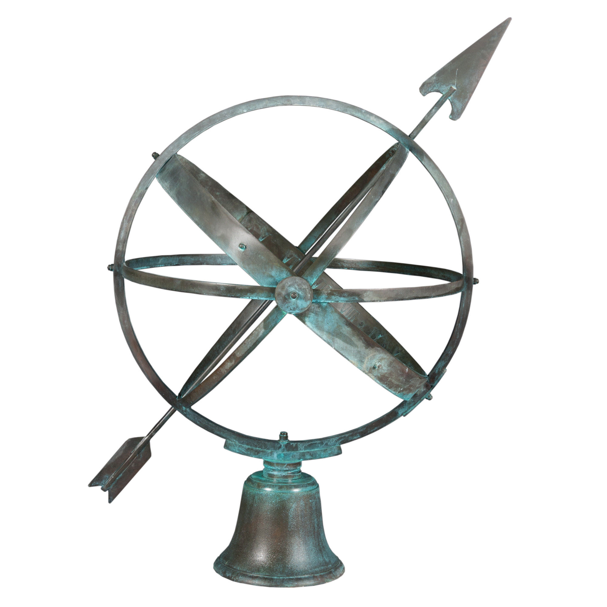 The Inverted Sundial Pedestal with Zenith Armillary Sphere | Heritage ...