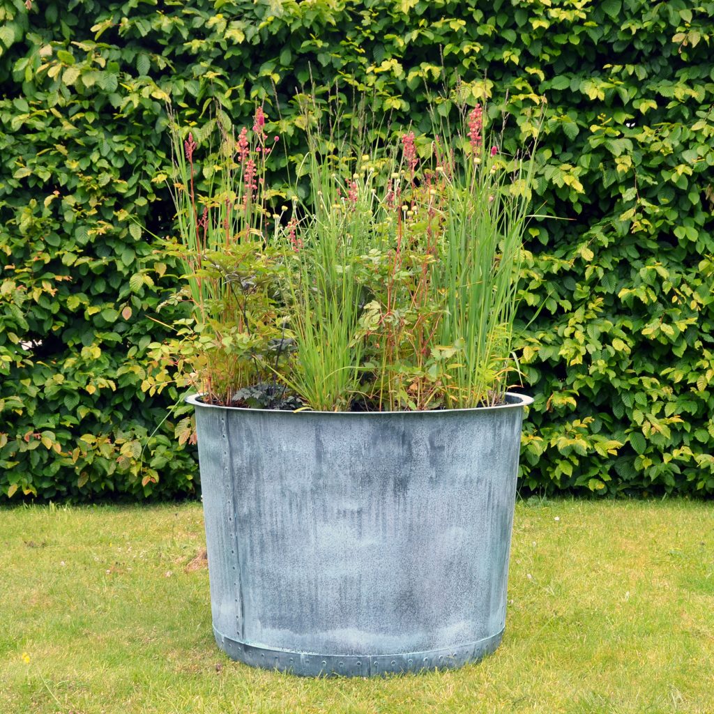 The Circular Copper Garden Planter Flat Edge - Large | Heritage ...