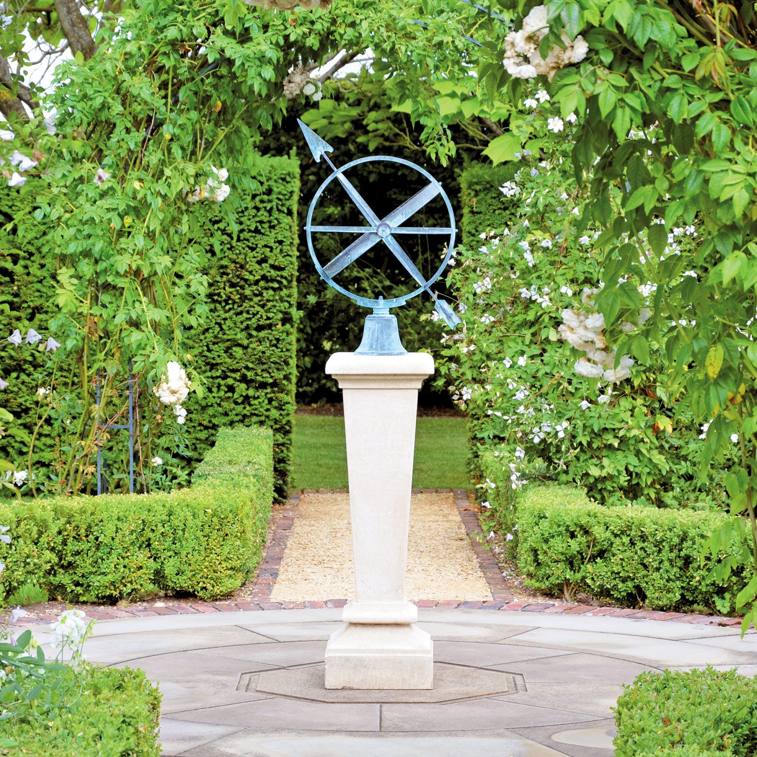 The Inverted Sundial Pedestal with Zenith Armillary Sphere | Heritage ...