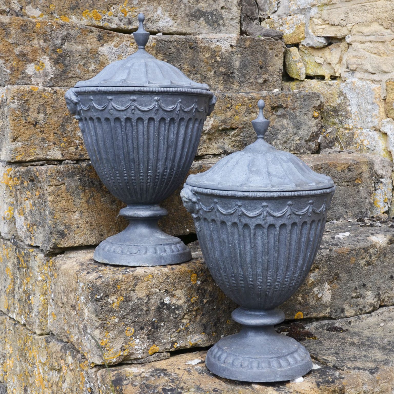The Neo-Classical Lead Finial | Heritage Handmade Garden Collections