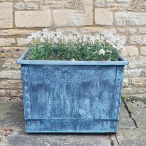 The Square Copper Garden Planter Rolled Edge - Medium | Heritage ...